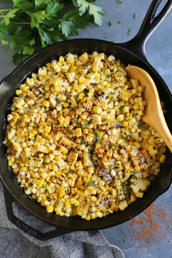 Easy Grilled Creamed Corn Recipe | A Farmgirl's Dabbles