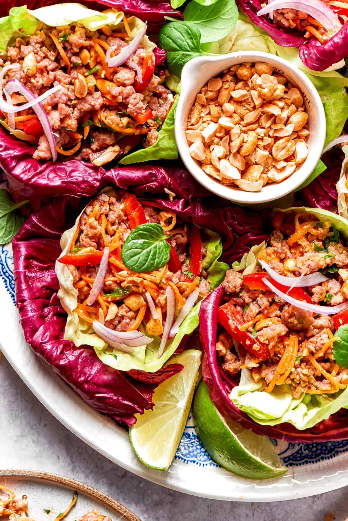 Easy Thai Ground Pork Salad | A Farmgirl's Dabbles