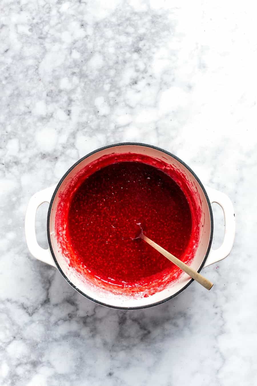 Homemade Raspberry Swirl Cheesecake | A Farmgirl's Dabbles