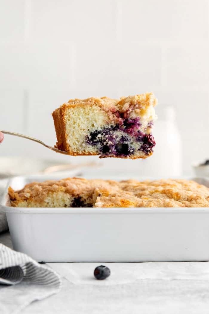 Easy Blueberry Tea Cake Recipe l A Farmgirl's Dabbles