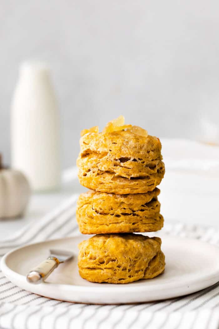 Easy Homemade Pumpkin Biscuits Recipe | A Farmgirl's Dabbles