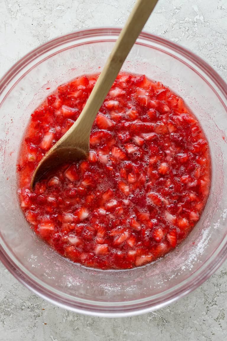 Strawberry Rhubarb Freezer Jam | A Farmgirl's Dabbles