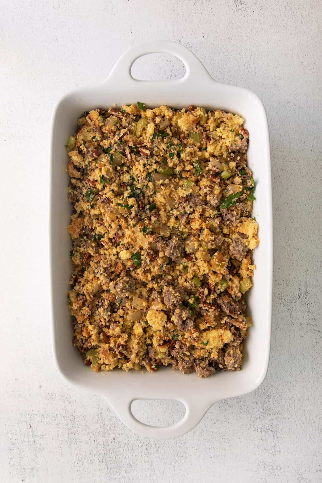 Cornbread Sausage Dressing Recipe | Farmgirl's Dabbles
