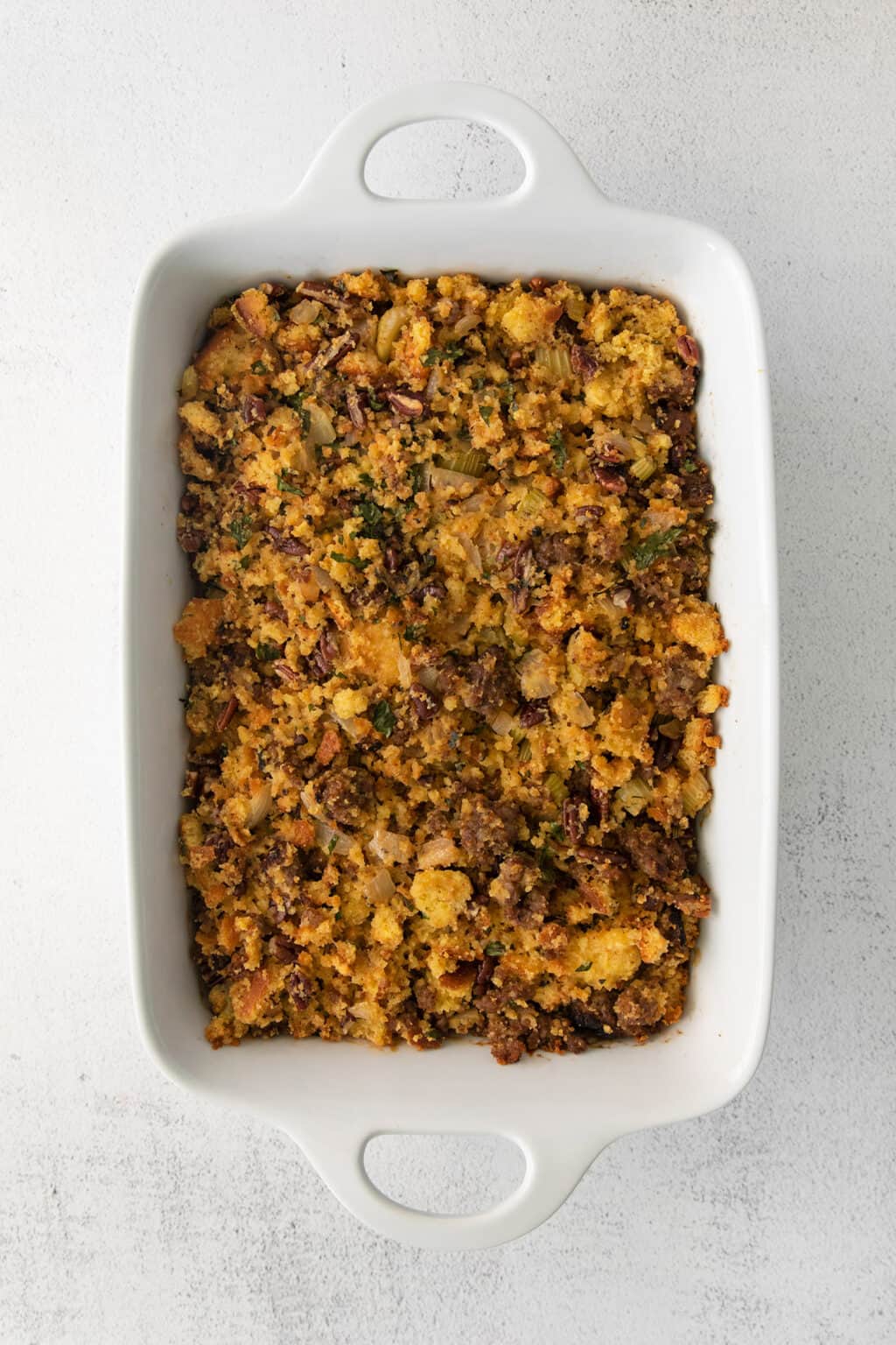 Cornbread Sausage Dressing Recipe | Farmgirl's Dabbles