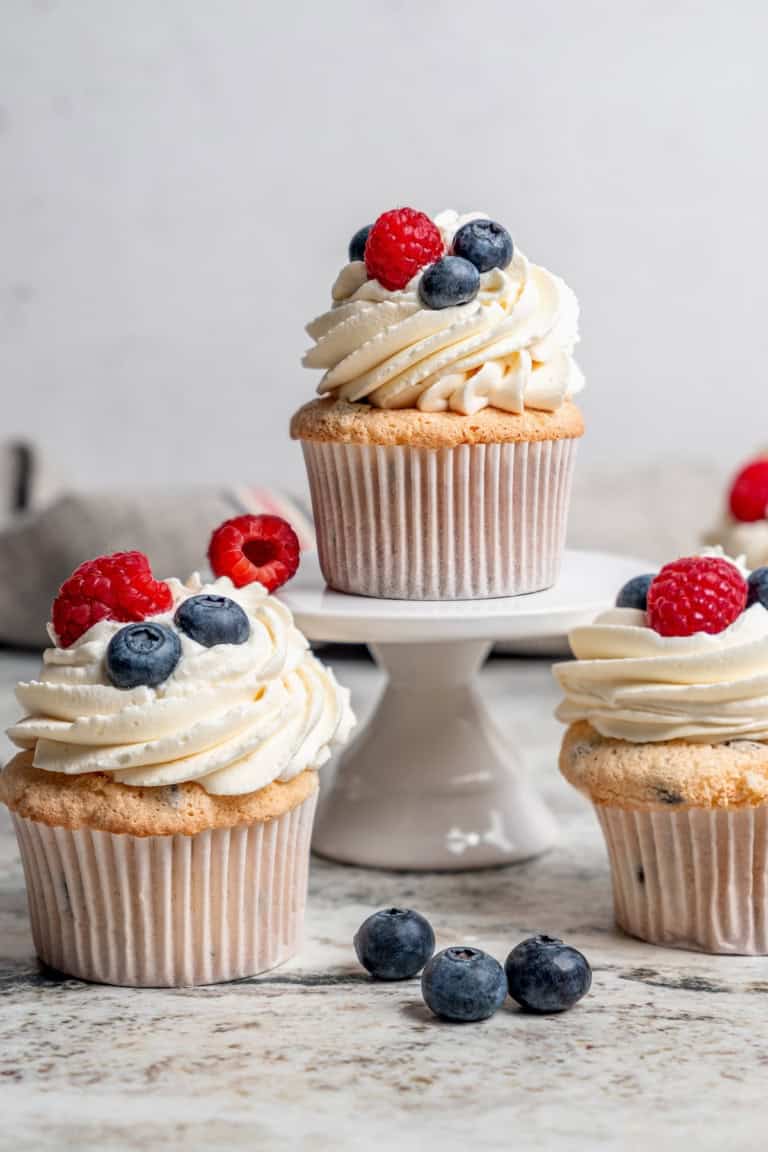 Angel Food Cupcakes | A Farmgirl's Dabbles