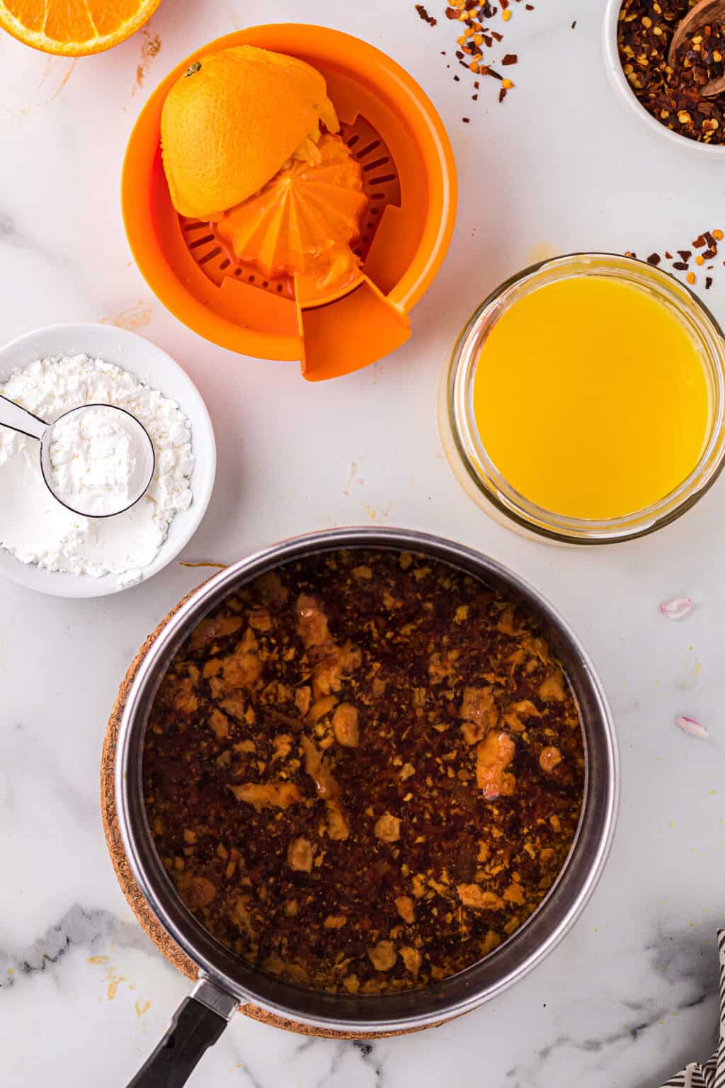 Slow Cooker Orange Chicken with Asian Slaw l A Farmgirl's Dabbles