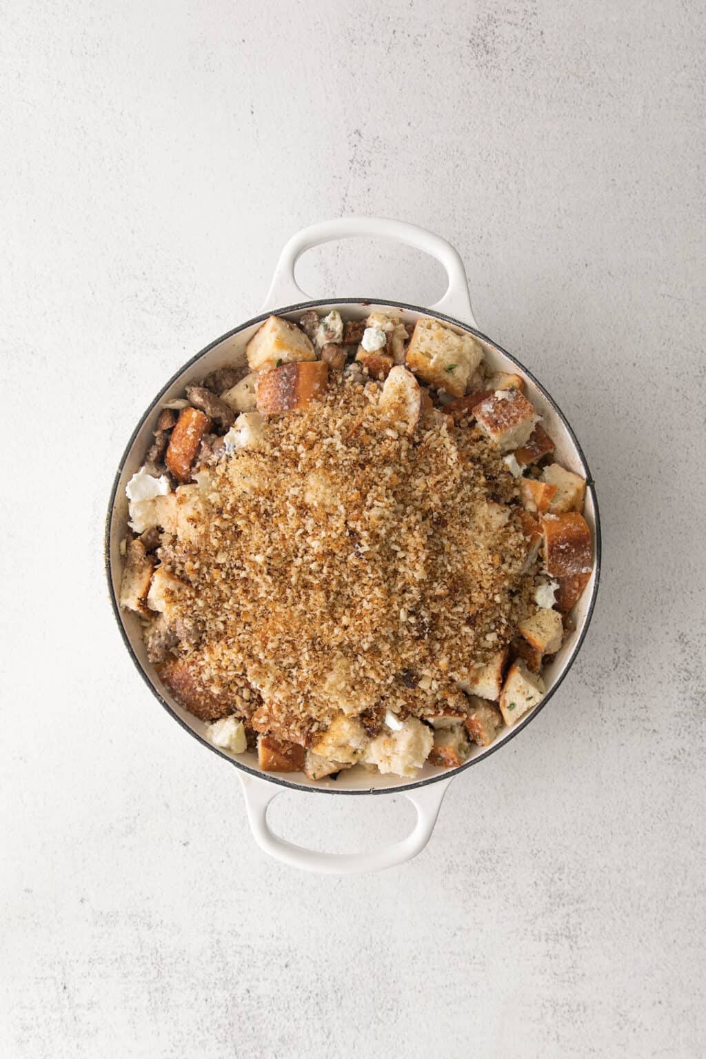 Mushroom Sausage Dressing (Stuffing) l A Farmgirl's Dabbles