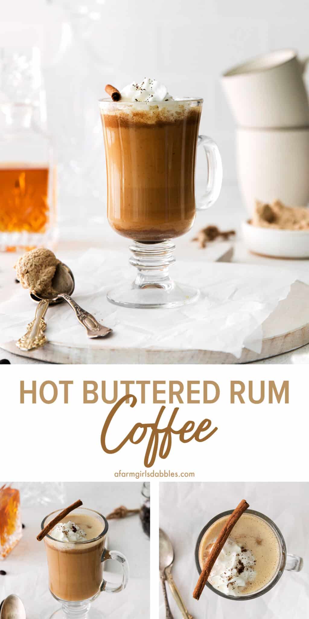 Hot Buttered Rum Coffee l A Farmgirl's Dabbles