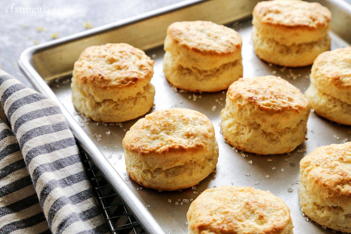 Lemon Cream Biscuits • a farmgirl's dabbles