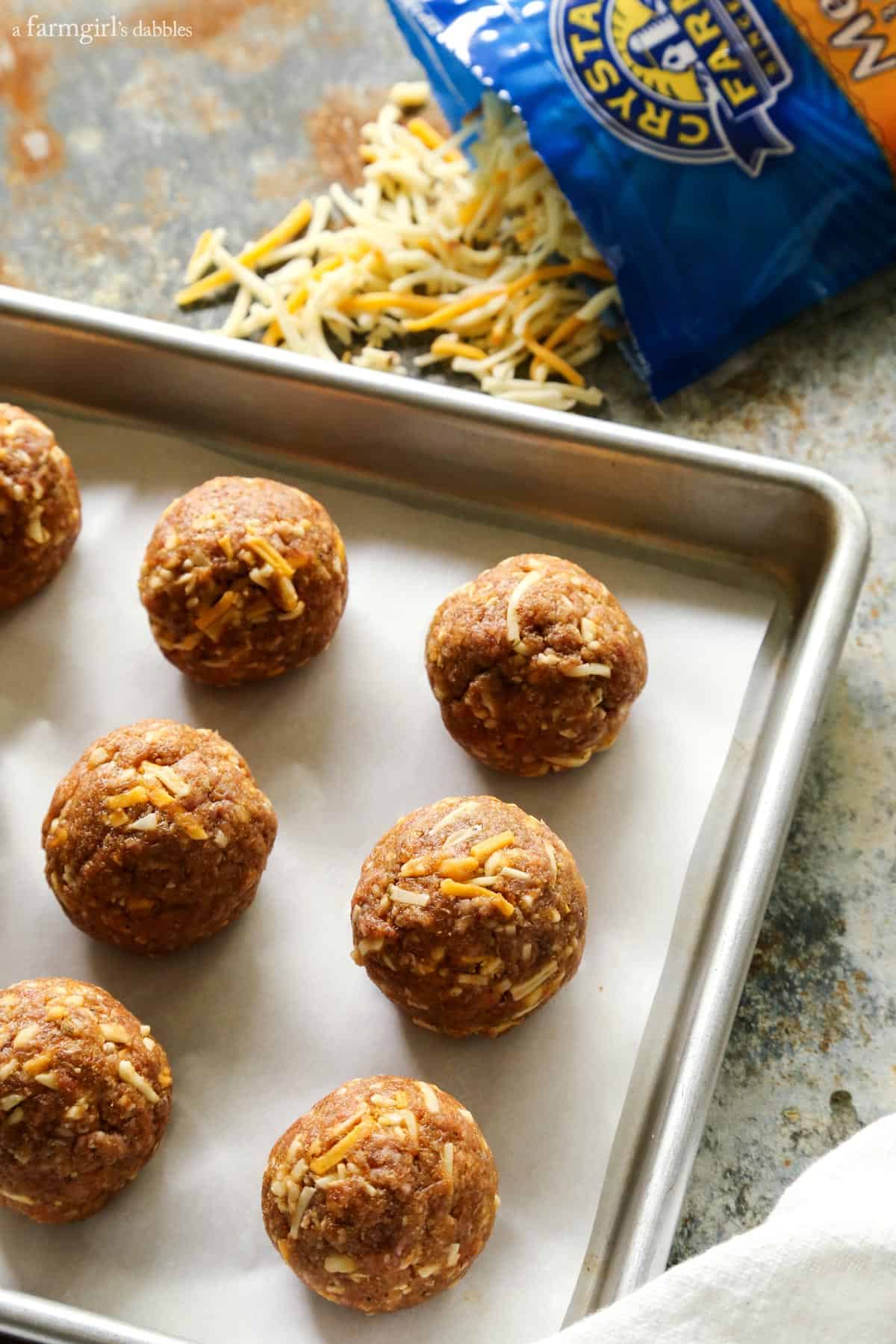 Cheesy Taco Meatball Subs - A Farmgirl's Dabbles