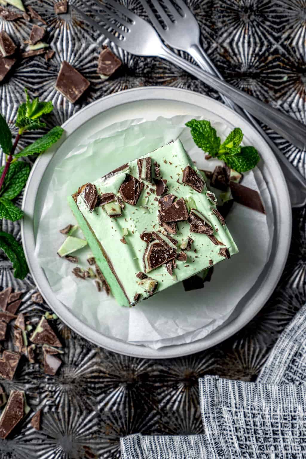 Grasshopper Cake | A Farmgirl's Dabbles