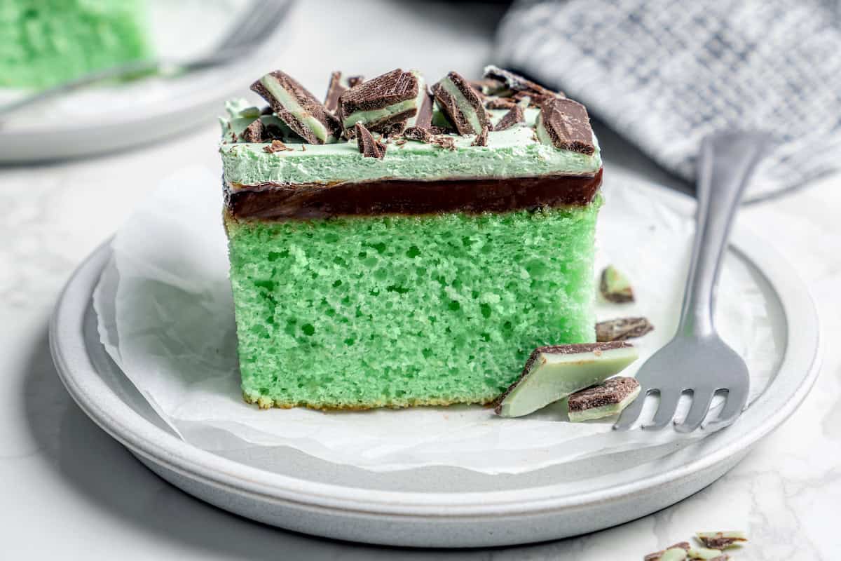 Grasshopper Cake | A Farmgirl's Dabbles