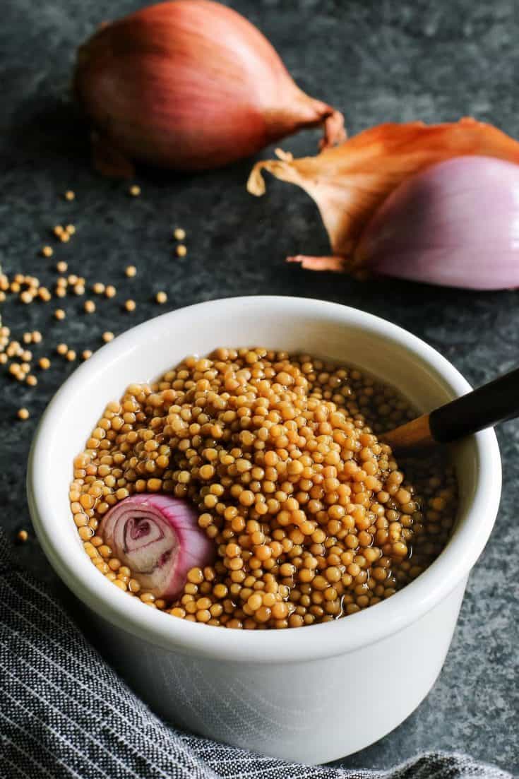 Pickled Mustard Seeds • easy recipe • a farmgirl's dabbles