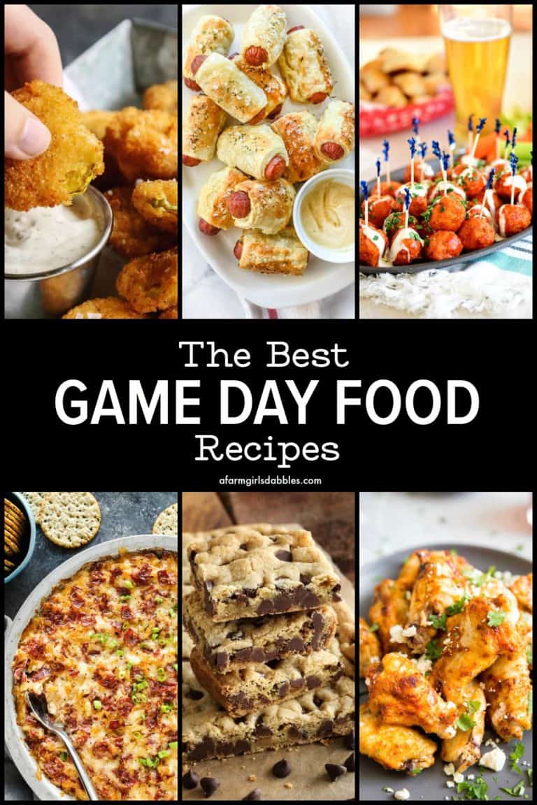 Best Game Day Food Recipes - A Farmgirl's Dabbles