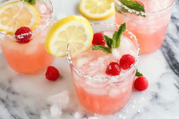 Pink Lemonade Margarita (Pink Senorita Cocktail) | A Farmgirl's Dabbles