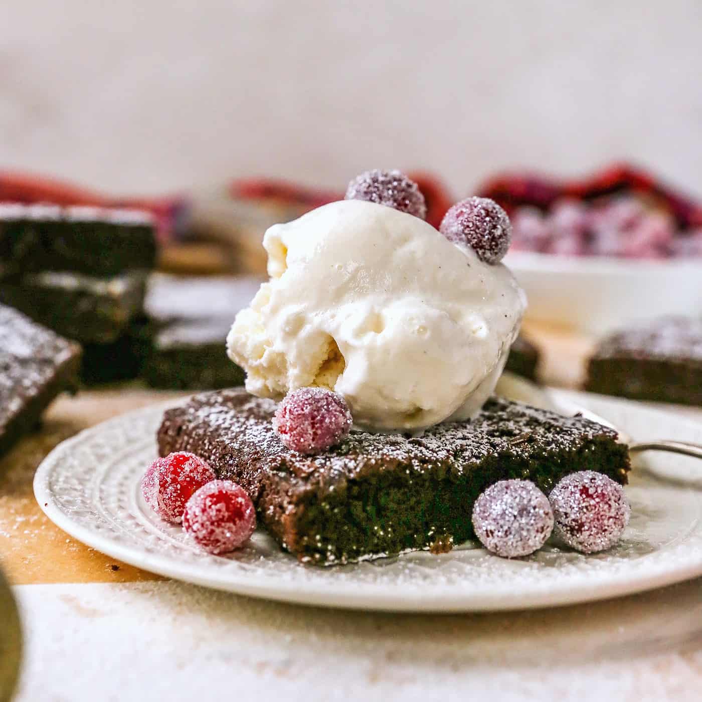 Gingerbread Brownies (Festive & Fudgy) | A Farmgirl's Dabbles