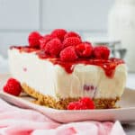 Frozen White Chocolate and Raspberry Dessert | A Farmgirl's Dabbles