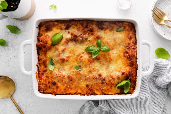 Classic Lasagna Recipe l A Farmgirl's Dabbles