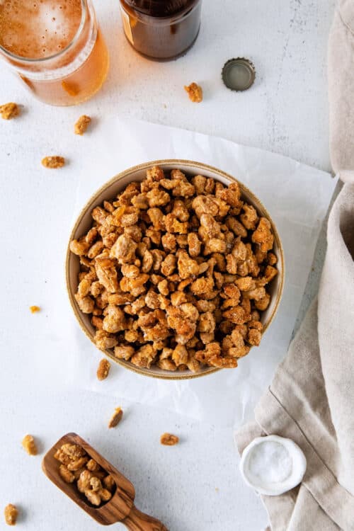 Easy Homemade Beer Nuts l A Farmgirl's Dabbles