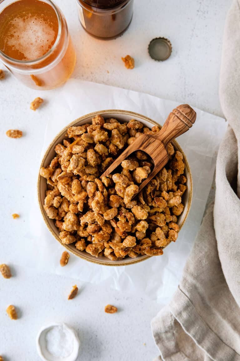 Easy Homemade Beer Nuts l A Farmgirl's Dabbles