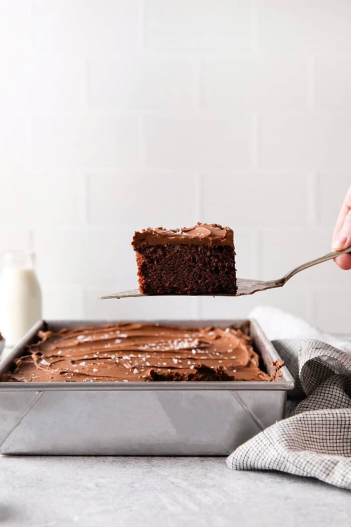 Easy Chocolate Wacky Cake l A Farmgirl's Dabbles