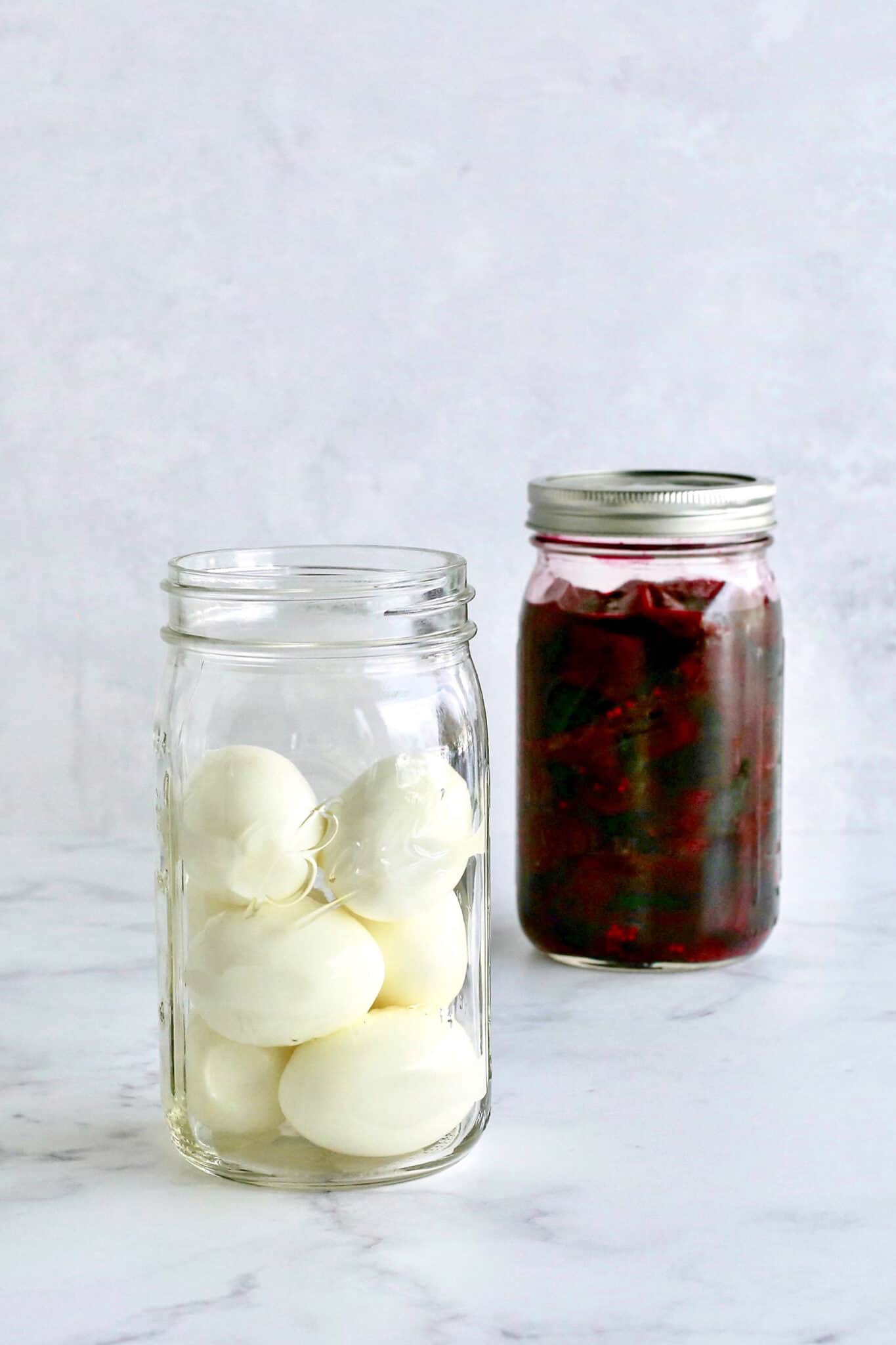 2 Ingredient Beet Pickled Eggs l A Farmgirl's Dabbles