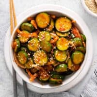 15 Minute Cucumber Kimchi l A Farmgirl's Dabbles