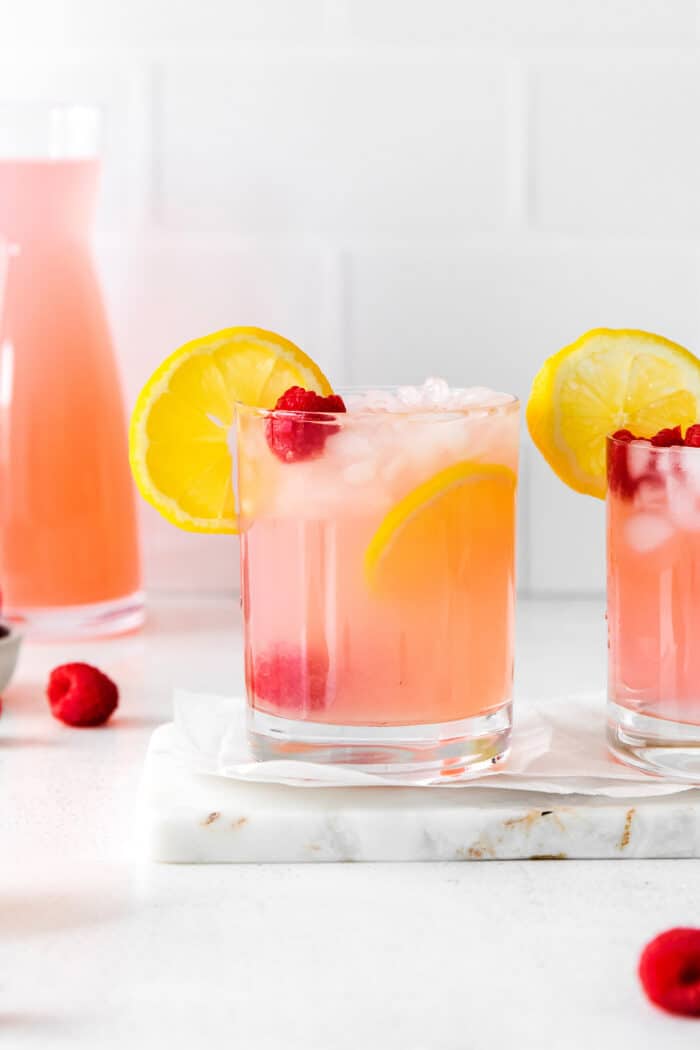 Pink Lemonade Margarita (Pink Senorita Cocktail) | A Farmgirl's Dabbles