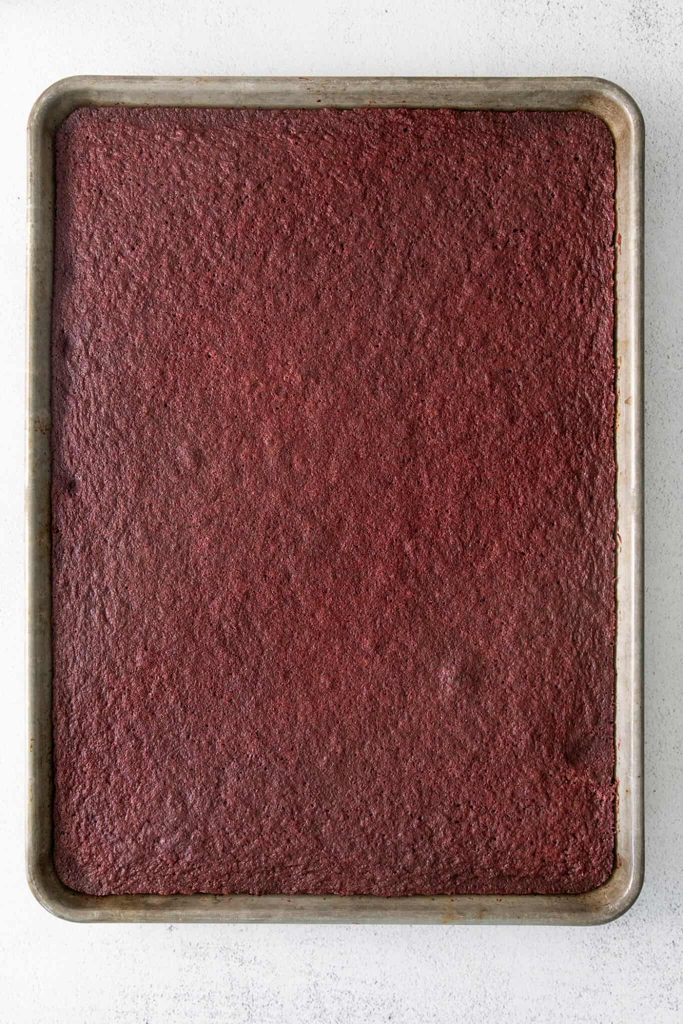 Easy Red Velvet Sheet Cake l A Farmgirl's Dabbles