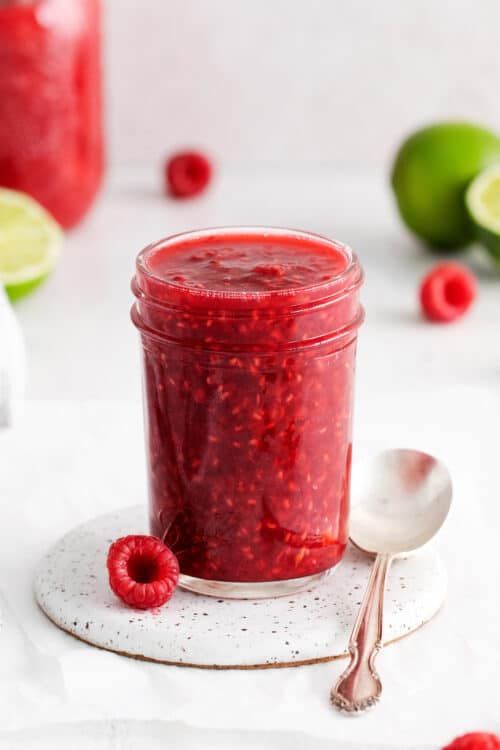 Super Simple Raspberry Sauce (3 Ingredients!) l A Farmgirl's Dabbles
