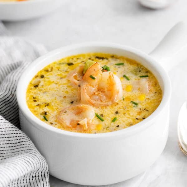 Shrimp and Corn Chowder Recipe l A Farmgirl's Dabbles