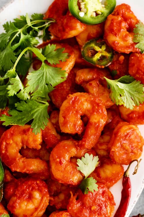 Easy Camarones a la Diabla Recipe l A Farmgirl's Dabbles