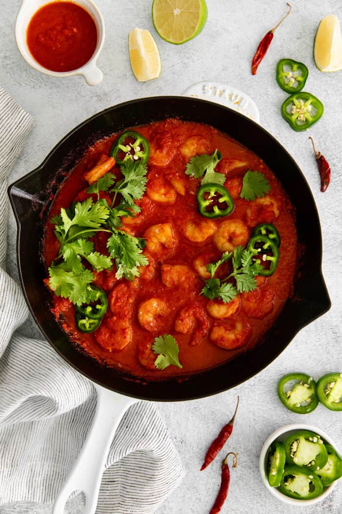 Easy Camarones a la Diabla Recipe l A Farmgirl's Dabbles