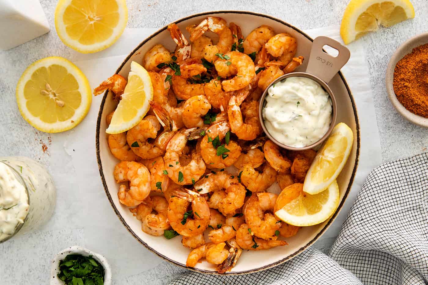 Crispy Air Fryer Shrimp Recipe L A Farmgirls Dabbles
