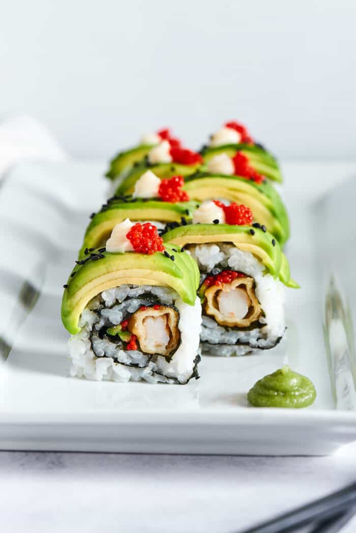 Easy Dragon Roll Recipe l A Farmgirl's Dabbles