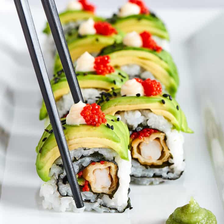 Easy Dragon Roll Recipe l A Farmgirl's Dabbles