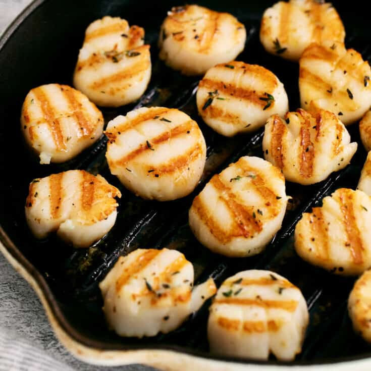 20-Minute Grilled Scallops l A Farmgirl's Dabbles