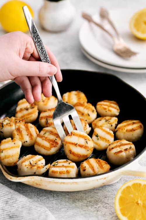 20-Minute Grilled Scallops l A Farmgirl's Dabbles