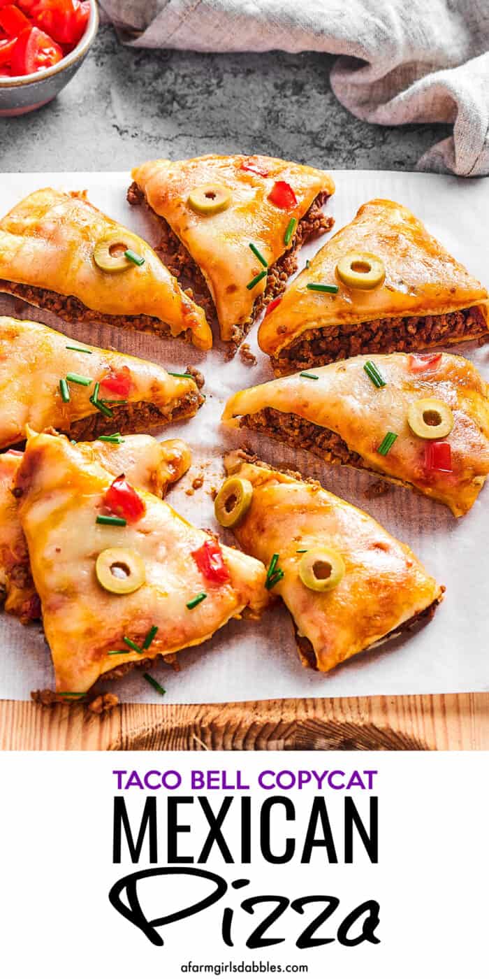 Taco Bell Mexican Pizza Copycat Recipe l A Farmgirl's Dabbles