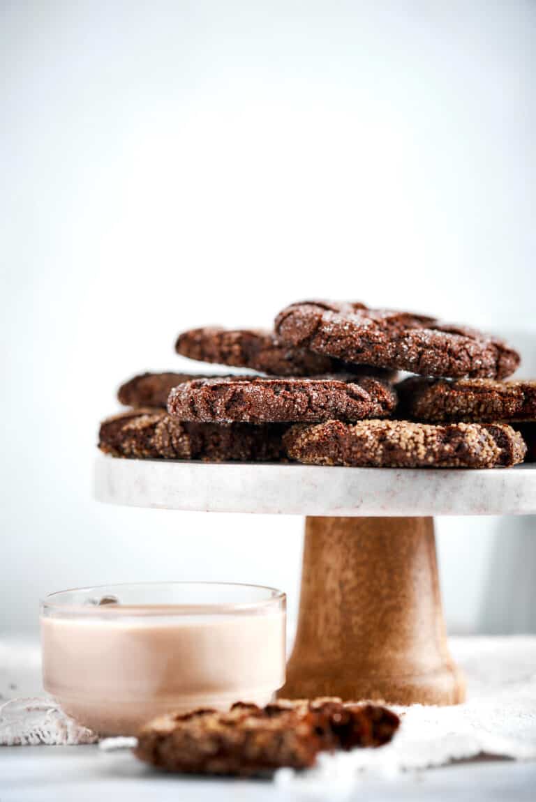 Chewy Chocolate Espresso Cookies l A Farmgirl's Dabbles