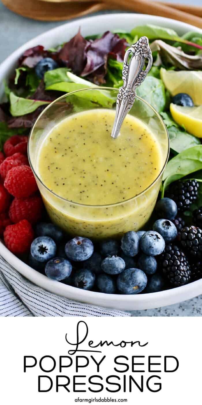 Lemon Poppy Seed Dressing - A Farmgirl's Dabbles