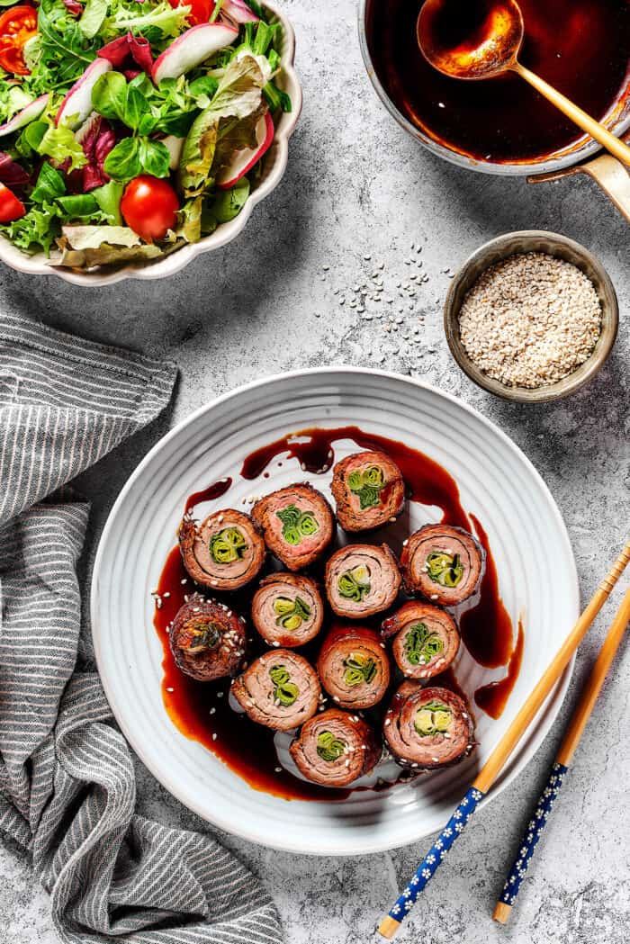 Beef Negimaki Recipe l A Farmgirl's Dabbles