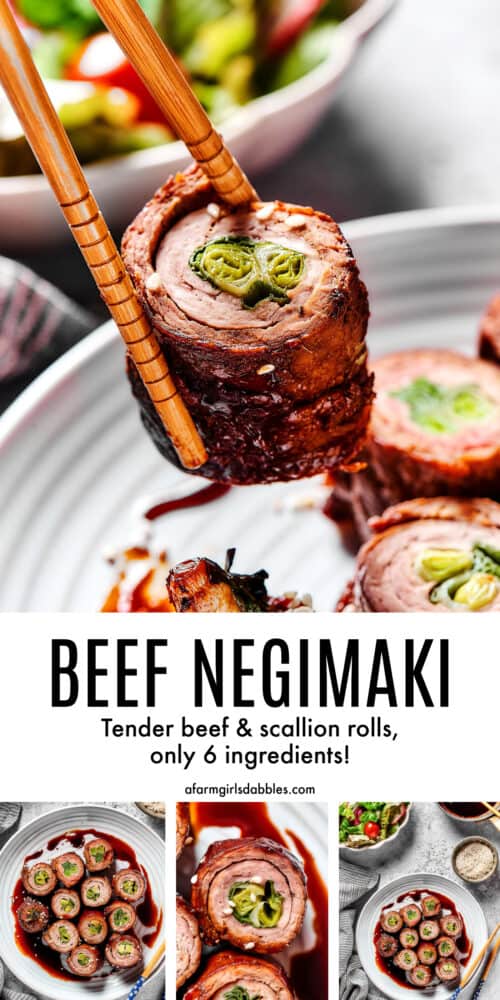 Beef Negimaki Recipe l A Farmgirl's Dabbles