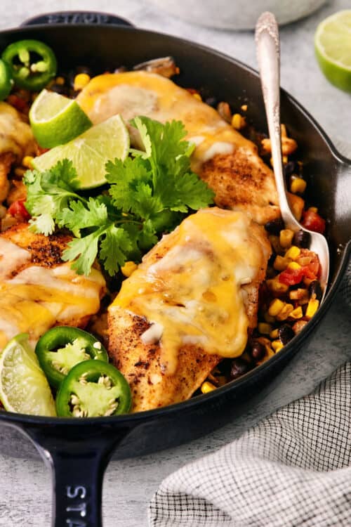 Easy Cowboy Chicken Skillet l A Farmgirl's Dabbles