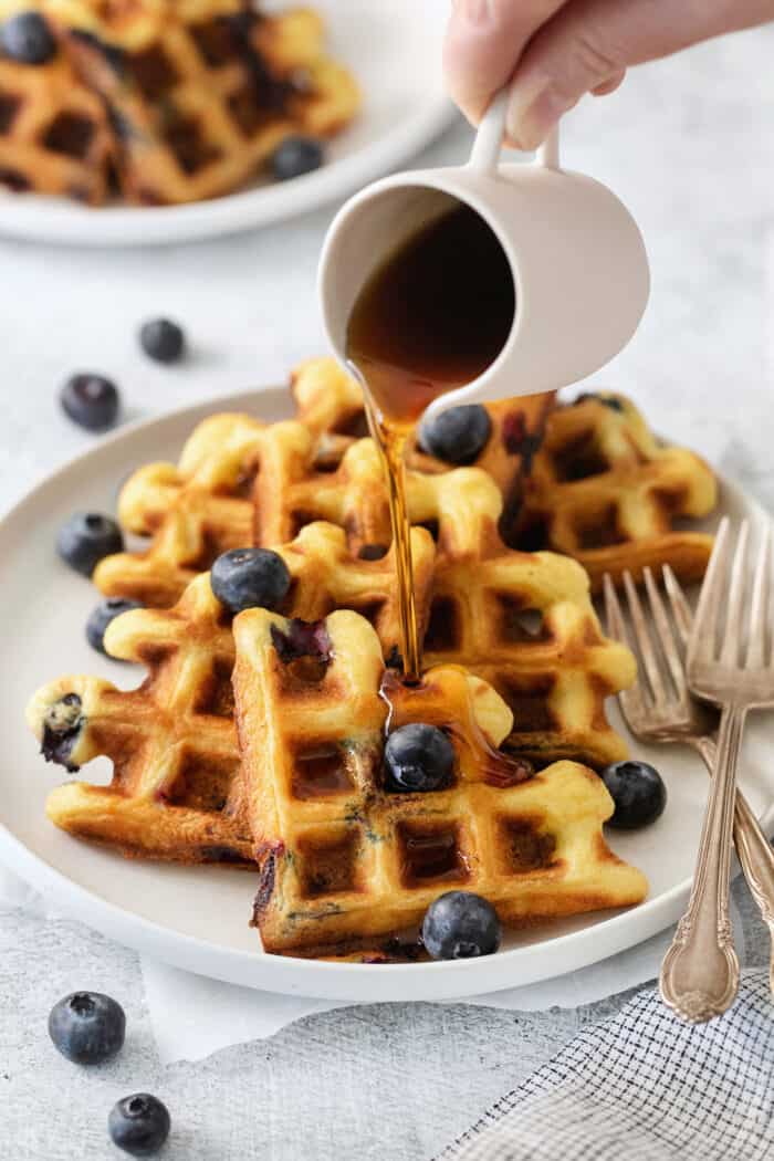 Blueberry Waffles | A Farmgirl's Dabbles