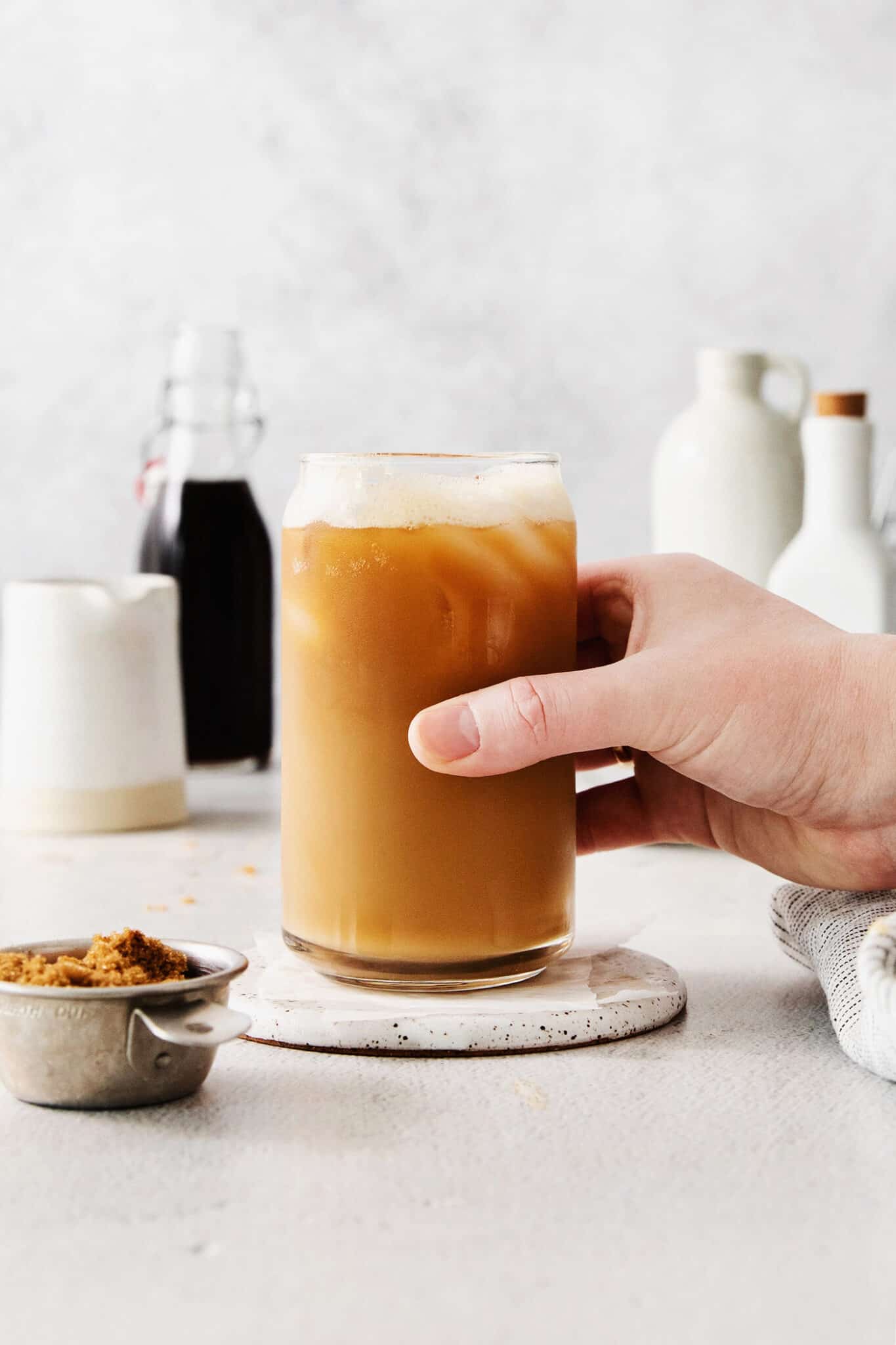 Iced Brown Sugar Oatmilk Shaken Espresso Starbucks Copycat