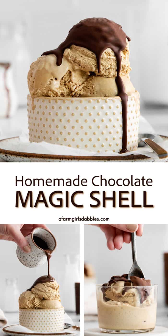 Chocolate Magic Shell | A Farmgirl's Dabbles