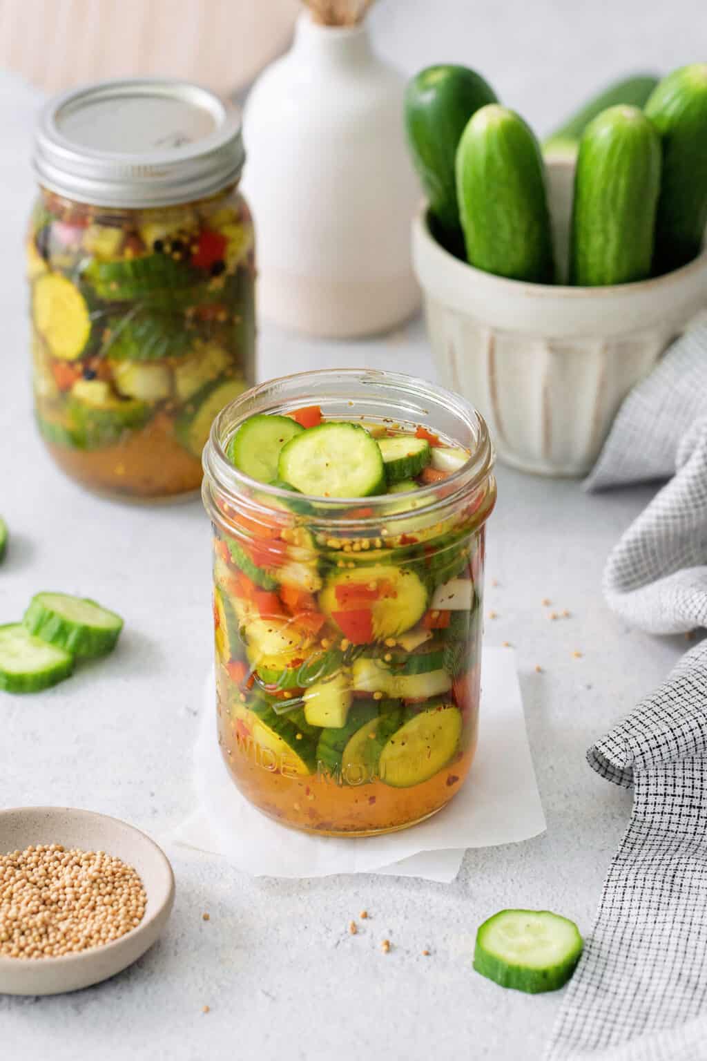 Sweet and Spicy Pickles | A Farmgirl's Dabbles