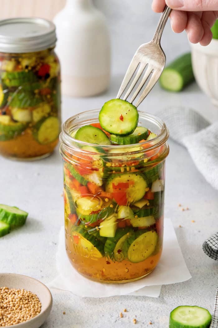 Sweet and Spicy Pickles | A Farmgirl's Dabbles