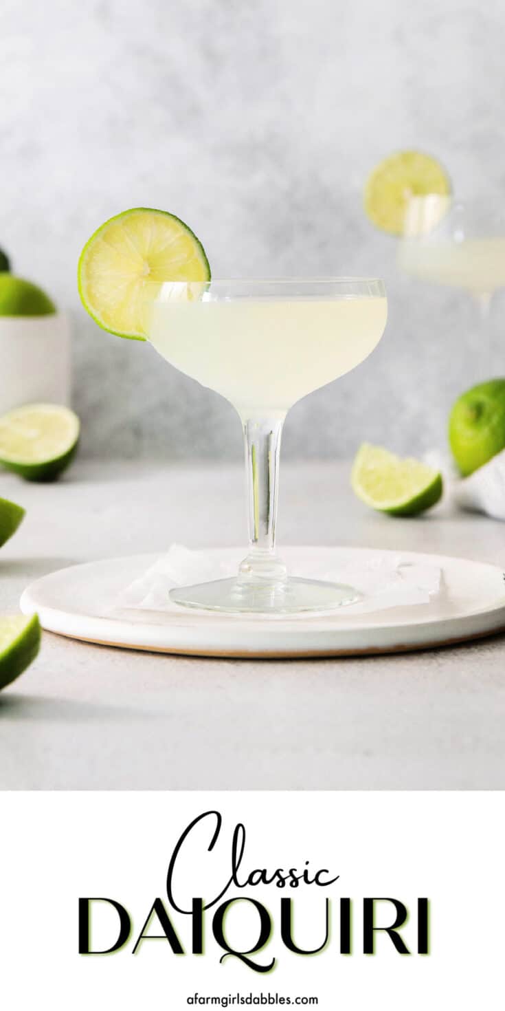 3 Ingredient Classic Daiquiri l A Farmgirl's Dabbles